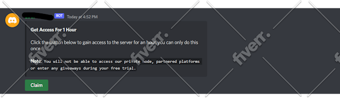 Do a custom discord bot with slash commands by Iavishalchandra | Fiverr