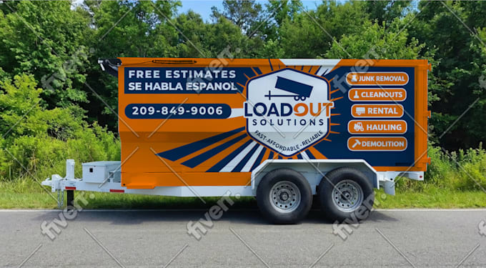 Create amazing food truck wrap for your car, van, vehicle, truck wrap ...