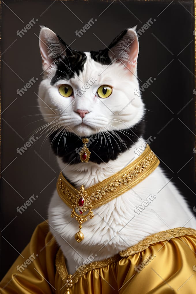 Create a funny portrait of your cat from a photo using ai by Pixel ...