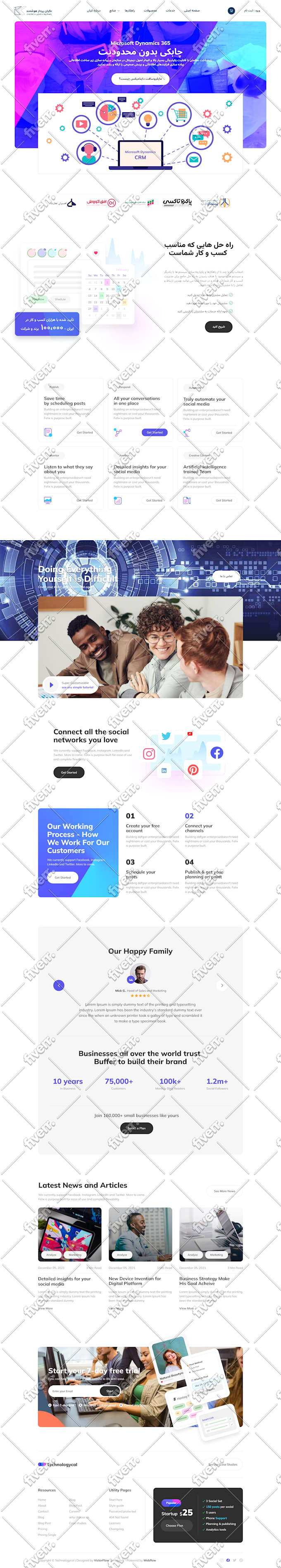 Design modern landing pages with figma and elementor by Hamidhejazi849 | Fiverr