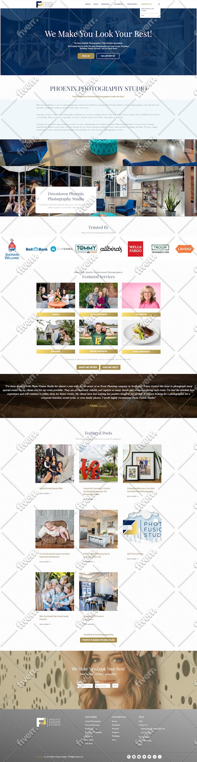 Create wordpress site, develop custom wordpress, business website development by Tech_wix | Fiverr