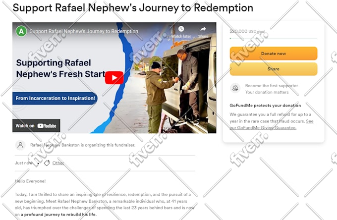 Write and setup whole gofundme campaign by Ahmad_zakir | Fiverr