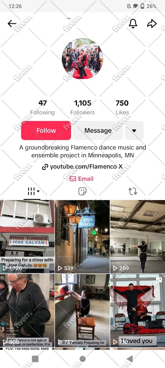 Grow and promote your tiktok account organically by Arfa_studiooo | Fiverr