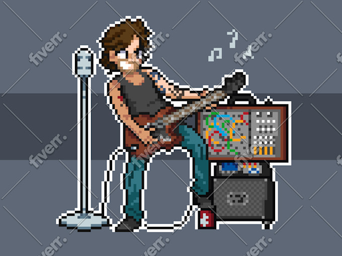 Create full body portraits pixel art by Dara90 | Fiverr