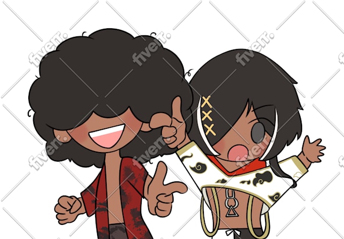 Draw cute and silly vtuber chibi doodles skeb style by Tapiyokaa | Fiverr