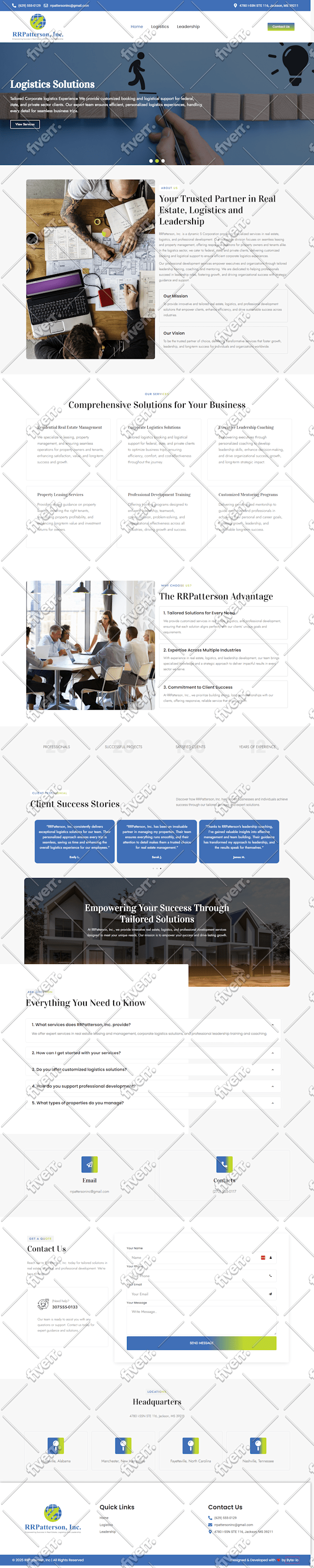 Design and develop a professional business website for you by Abdul8632 ...
