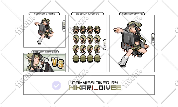 Pokemon Trainer Oberwelt Sprites