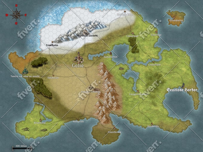 Create fantasy world maps by Arturpeters | Fiverr
