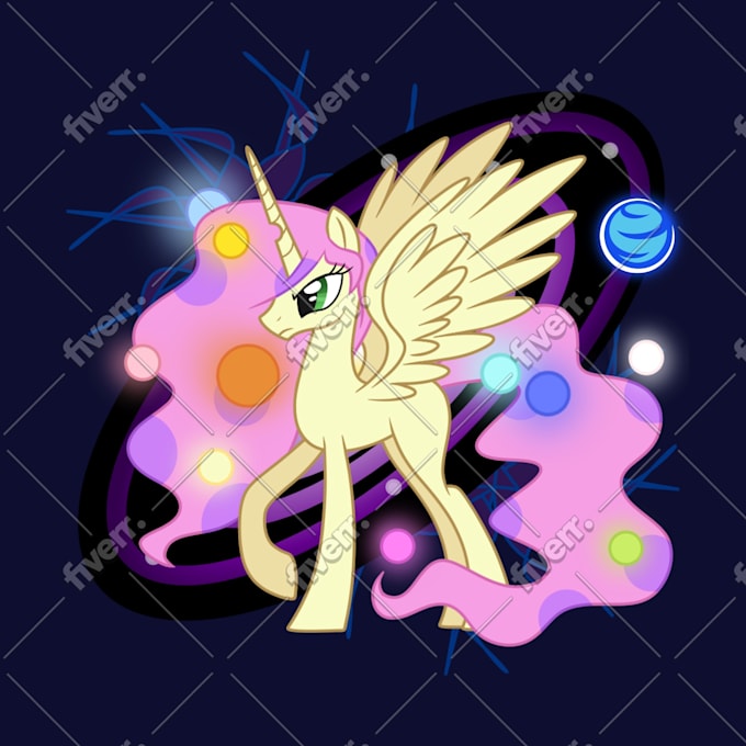 how to draw my little pony in computer