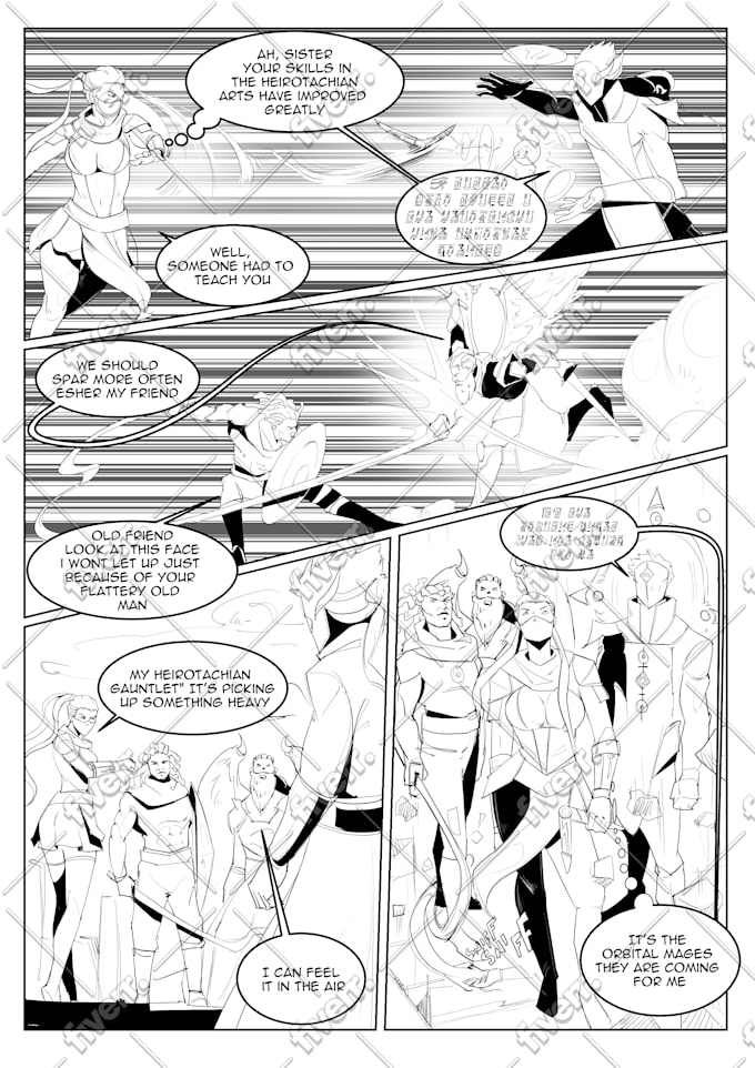 Do high quality comic panels illustrating your narrative by Wedraw77 | Fiverr