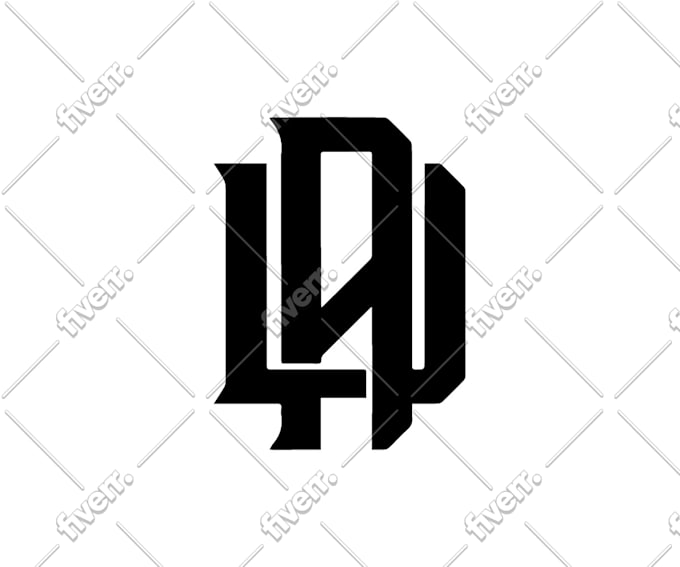 Do Custom Hand Drawn Monogram Clothing Brand Urban And Font Logo By