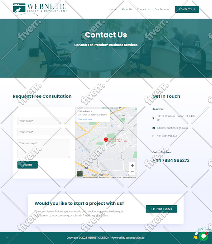 Do wordpress landing page design, single page website by Bacha ...