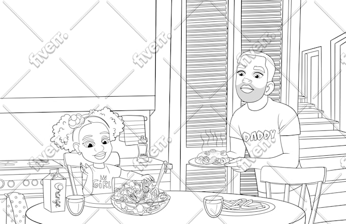 coloring pages for african american childre
