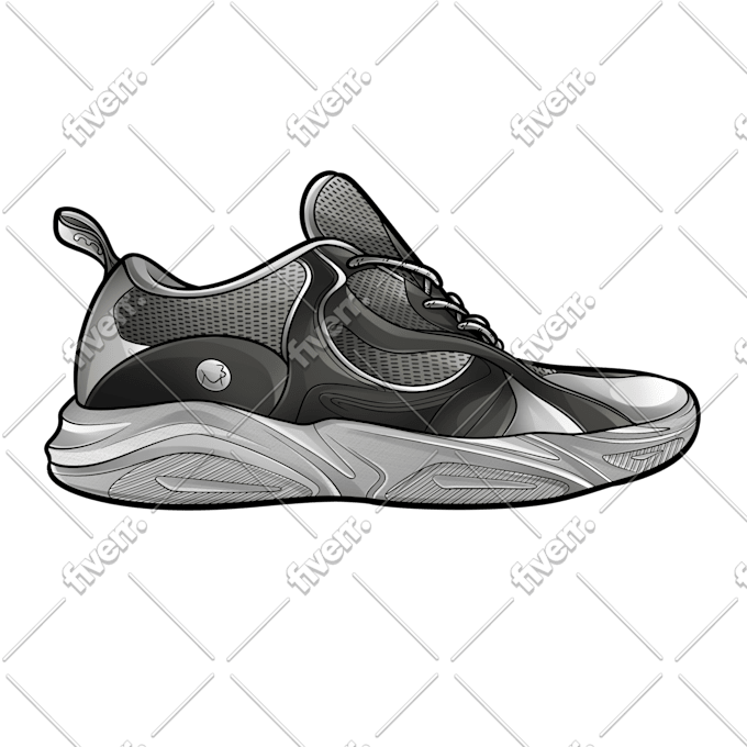 how to draw shoes cartoon