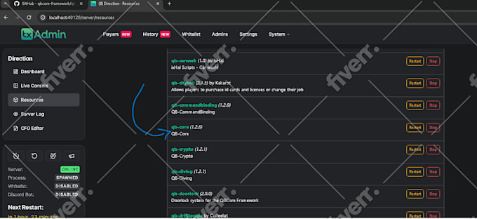 Optimize qbcore server and fivem scripts by Shehalherath | Fiverr