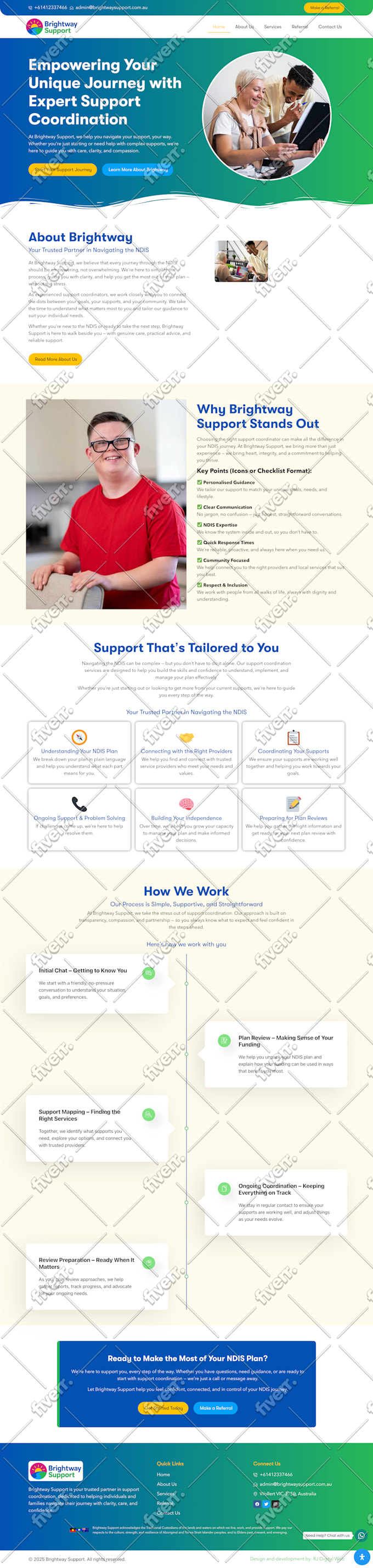 Develop custom ndis service website by wordpress by Prodeveloper66 | Fiverr