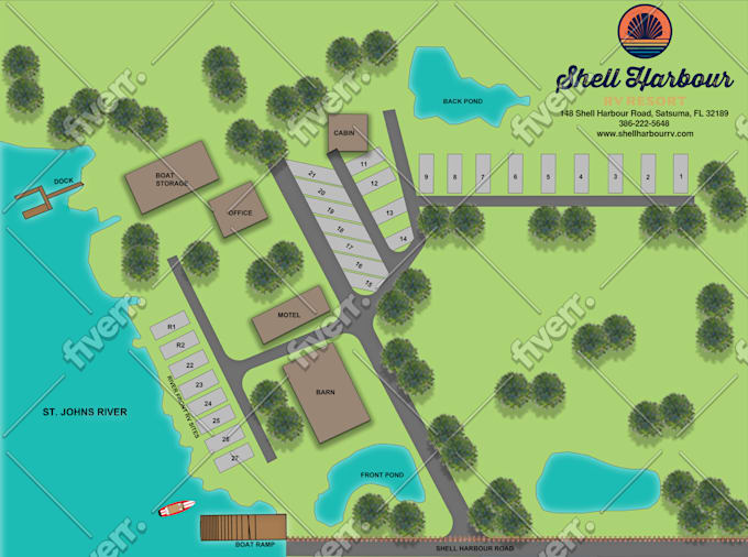 Rv Park Design Dimensions Layout