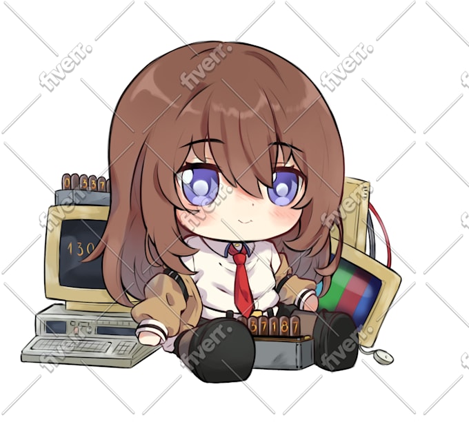 anime chibi computer