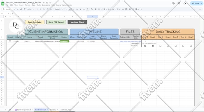Automate google sheets, form, gmail, drive via app script by Billator ...