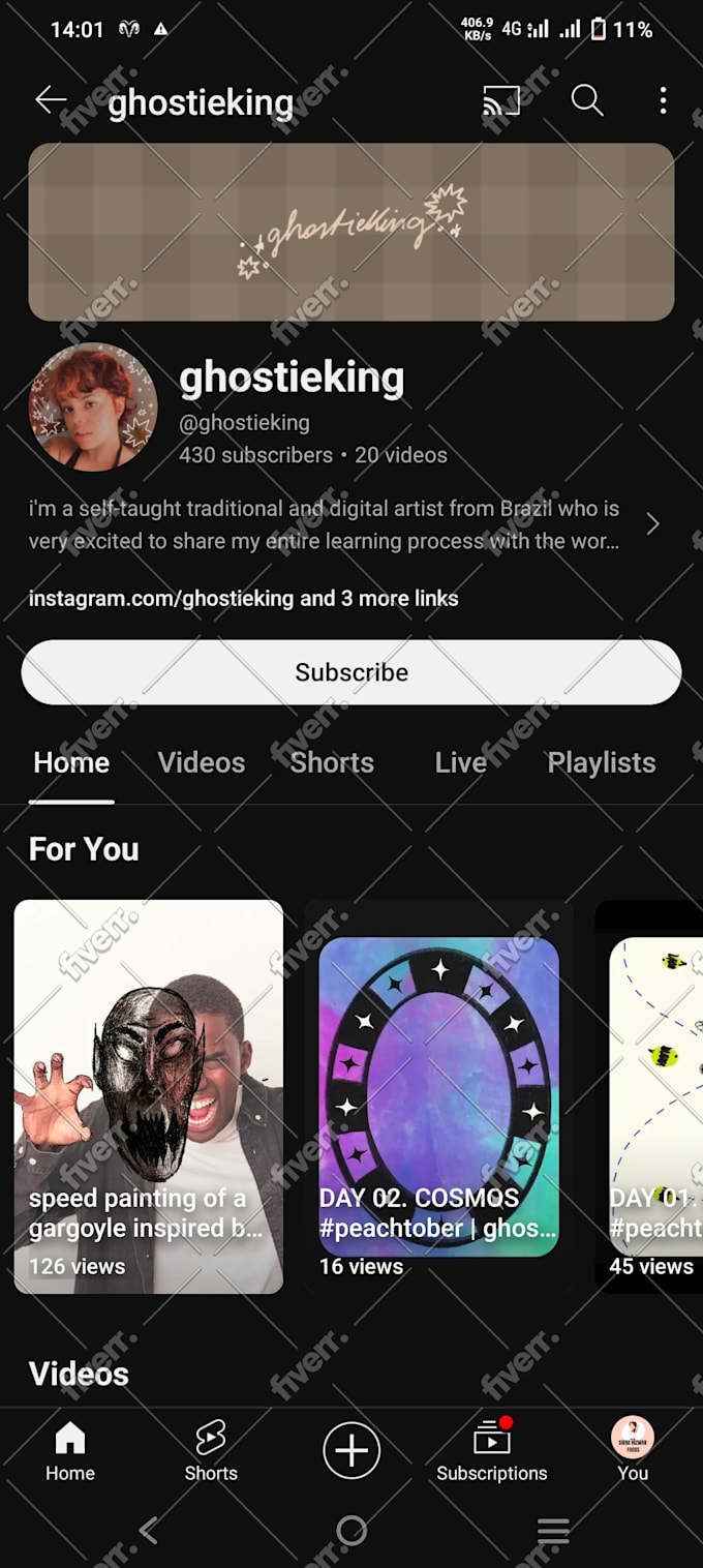 Shoutout your youtube channel to 500k subscribers community by Aiideveloper | Fiverr