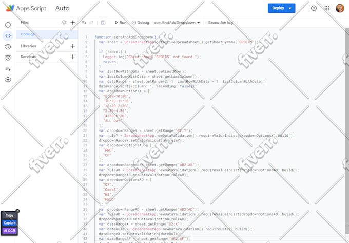 Be your google sheets apps script expert by Engr_ejaz | Fiverr