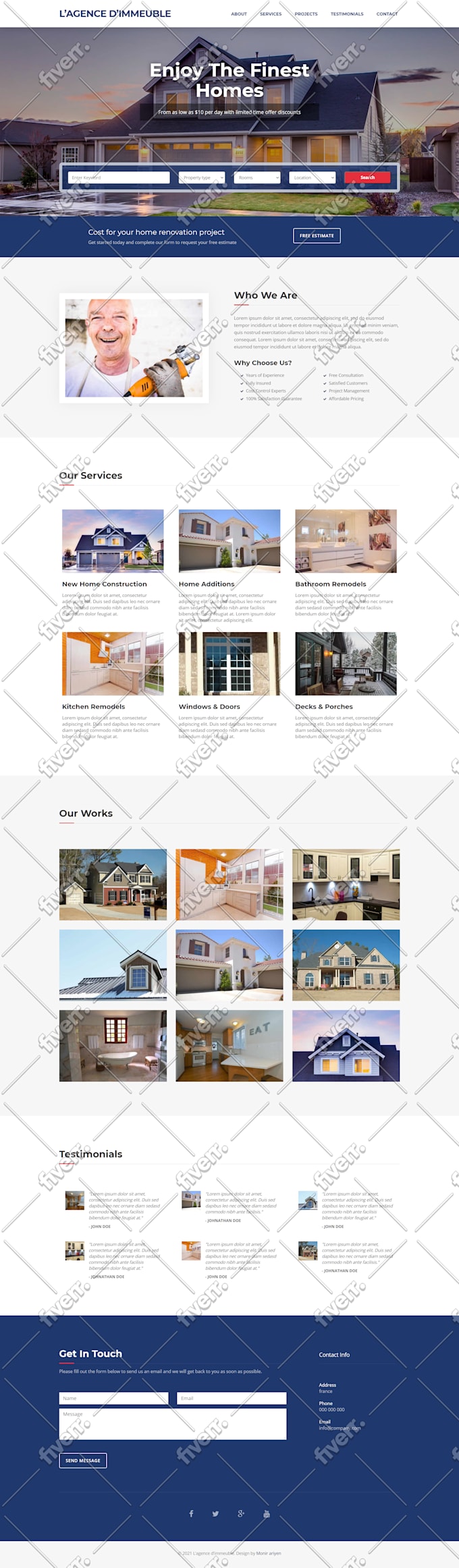 Design elementor landing page by Monir_ariyen | Fiverr