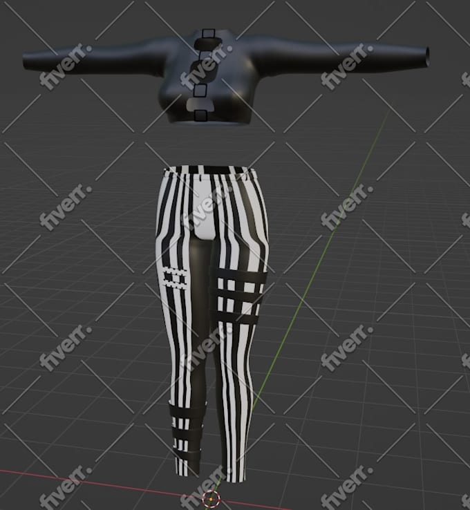 Model,texture and rig 3d outfits and accessories for second life,sansar ...