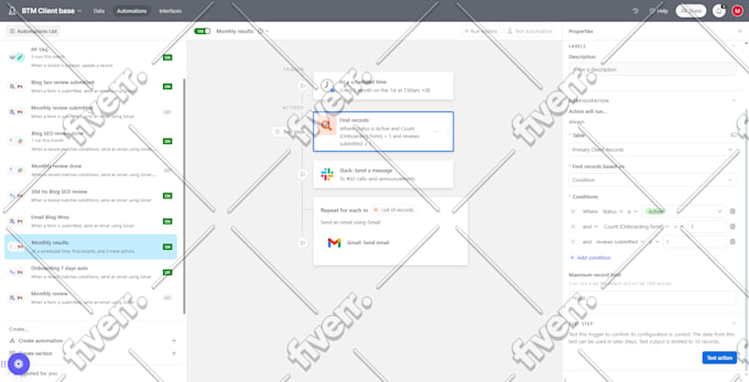 Build, optimise, integrate and automate your airtable databases by Aziz_chaibi | Fiverr