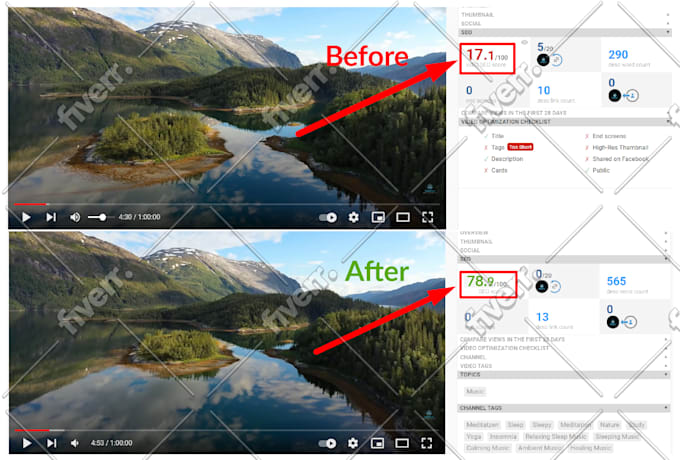 Do best youtube video seo to improve your ranking by Graphspoint | Fiverr