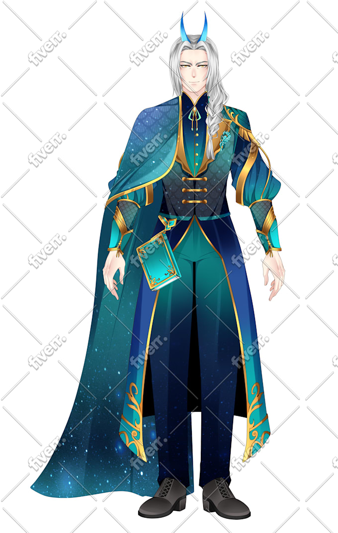 how to draw anime clothes male