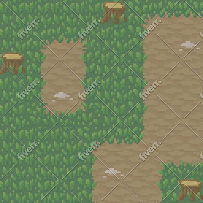 Make pixel art tileset, tile map pixel art assets, 2d game pixel art ...