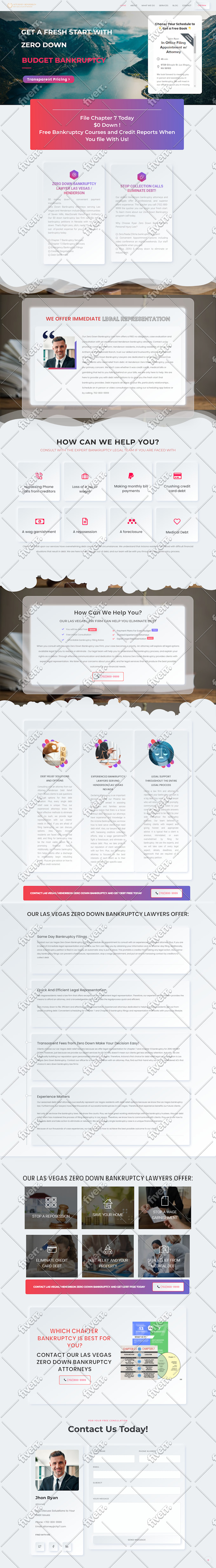 Design responsive wordpress landing page by elementor pro by Nt_design ...