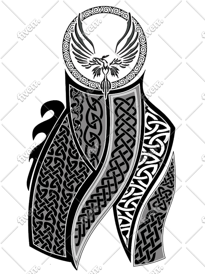 Tribal Hawk Tattoo