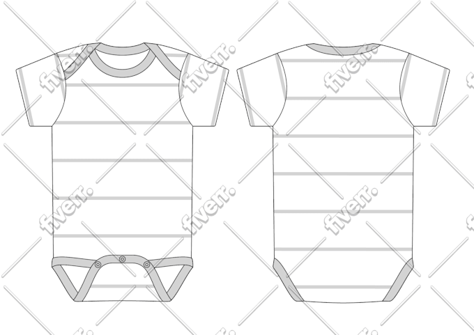 how to draw baby clothes
