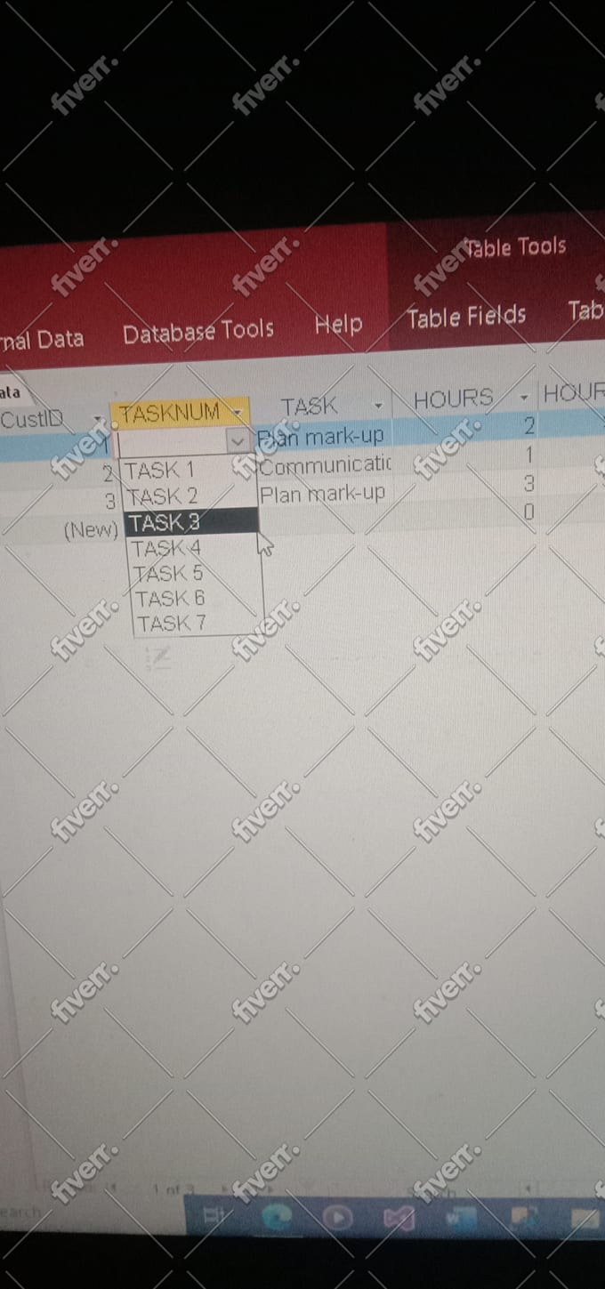 Develop microsoft access database projects for you by Mrtech567 | Fiverr