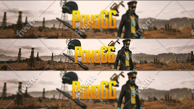 Design a pubg banner for your youtube channel by Itsheatseeker | Fiverr