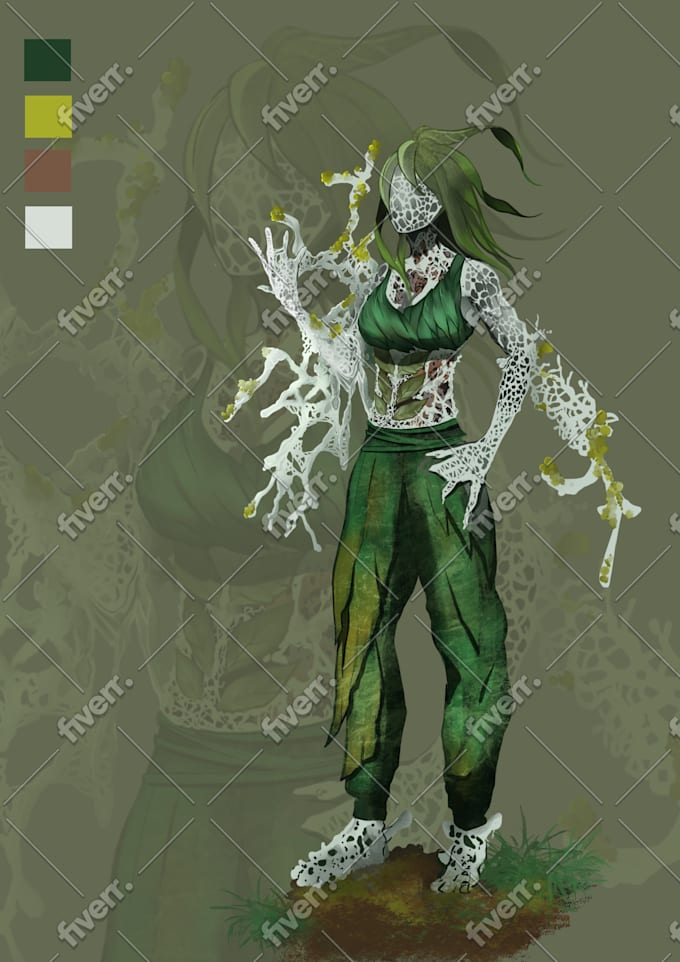 Draw a custom furry character reference sheet by Vanemartucci | Fiverr