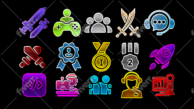 Design discord, twitch role icon badges and emojis in 24 hrs by Jones4k ...