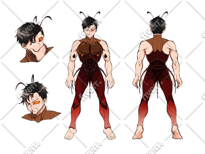 Design a character sheet for you by Arisudoesarts | Fiverr