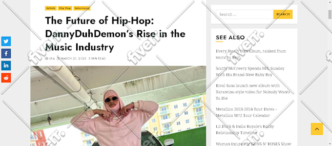 Interview you on our top music magazine by Jolenemusic | Fiverr