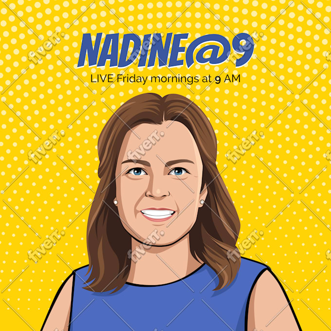 Design your podcast cover art with portrait based by Vectorvexelart ...