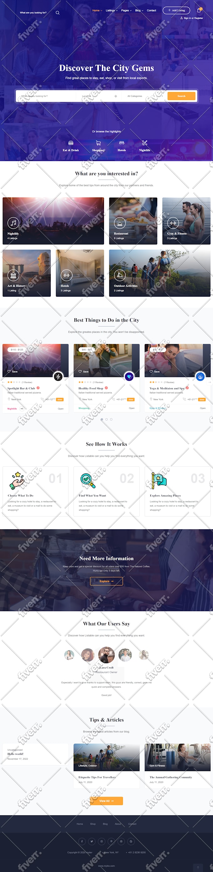 Design redesign clone customize or revamp wordpress modern responsive website by Gulfanimation ...