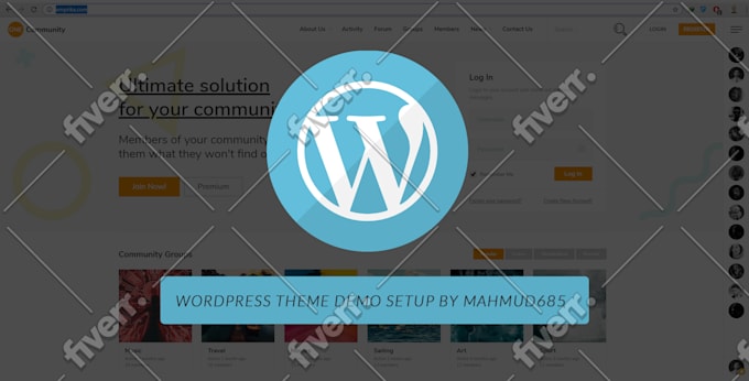 Install wordpress theme as demo by Mahmud685 | Fiverr
