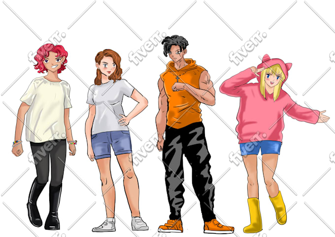 Create comic book comic strip art graphic novel realistic art anime ...