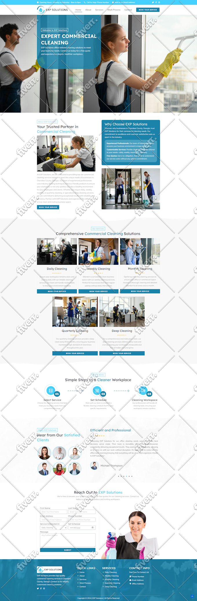 Do web design and build a website or landing page by Web_clown | Fiverr