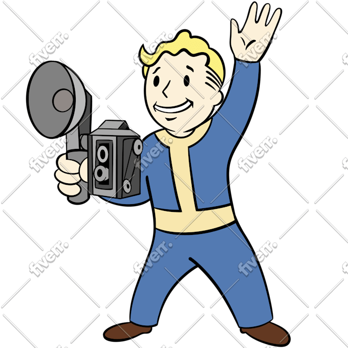 how to draw vault boy