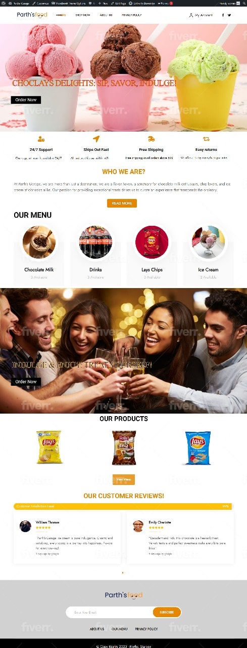 Develop professional responsive wordpress website design by Fahad612 ...