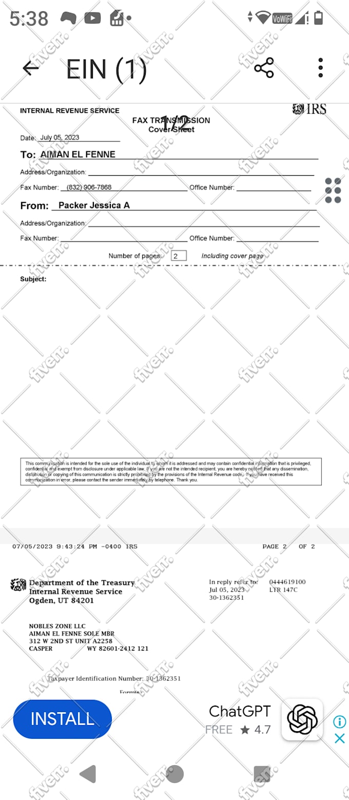 Get your ein number for non us resident for llc and individual by ...