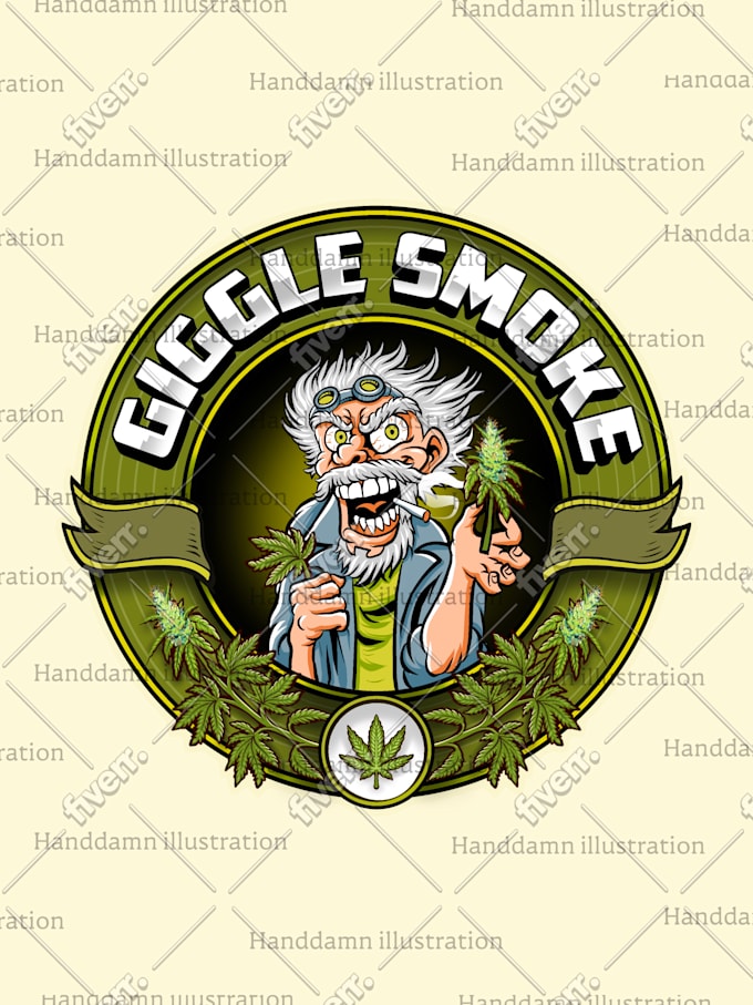Create unique weed cannabis badge logo by Toothless22 | Fiverr
