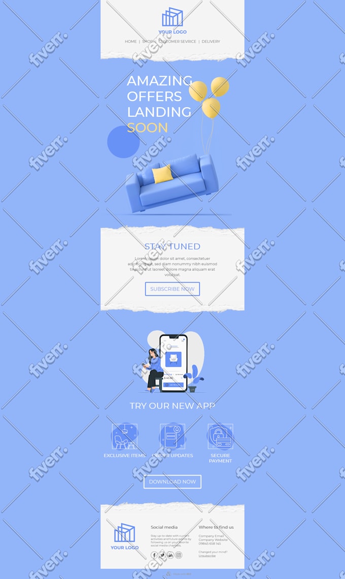 Build go high level email newsletter and landing pages by Devsguru | Fiverr